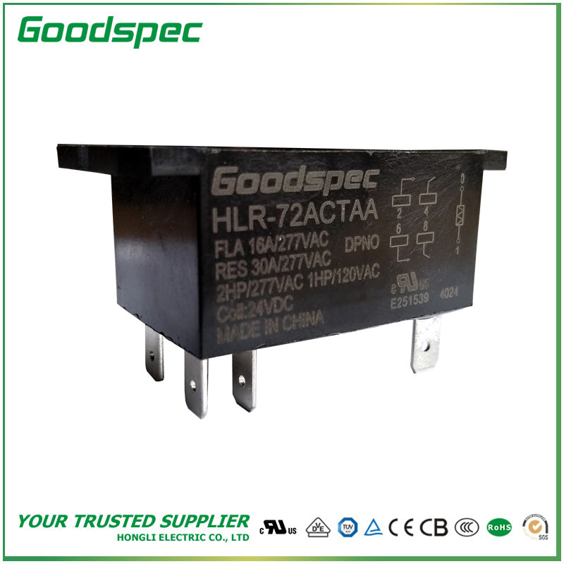 HLR-72ACTAA(DPNO/30A/24VDC)MINI POWER RELAY – HONGLI ELECTRIC CO.,LTD
