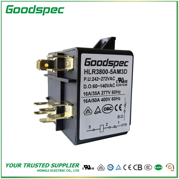 HLR3800-5AM3D POTENTIAL TYPE MOTOR STARTING RELAY – HONGLI ELECTRIC CO.,LTD