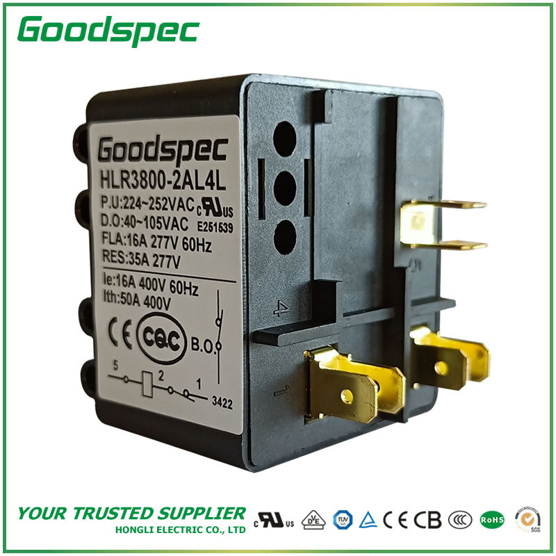 HLR3800-2AL4L POTENTIAL TYPE MOTOR STARTING RELAY – HONGLI ELECTRIC CO.,LTD