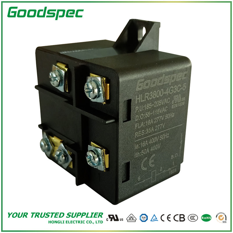 HLR3800-4G3C-5 POTENTIAL TYPE MOTOR STARTING RELAY – HONGLI ELECTRIC CO ...