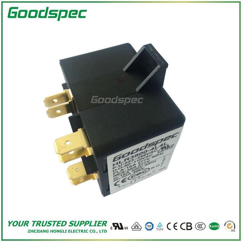 HLR3800-4L4L POTENTIAL TYPE MOTOR STARTING RELAY – HONGLI ELECTRIC CO.,LTD