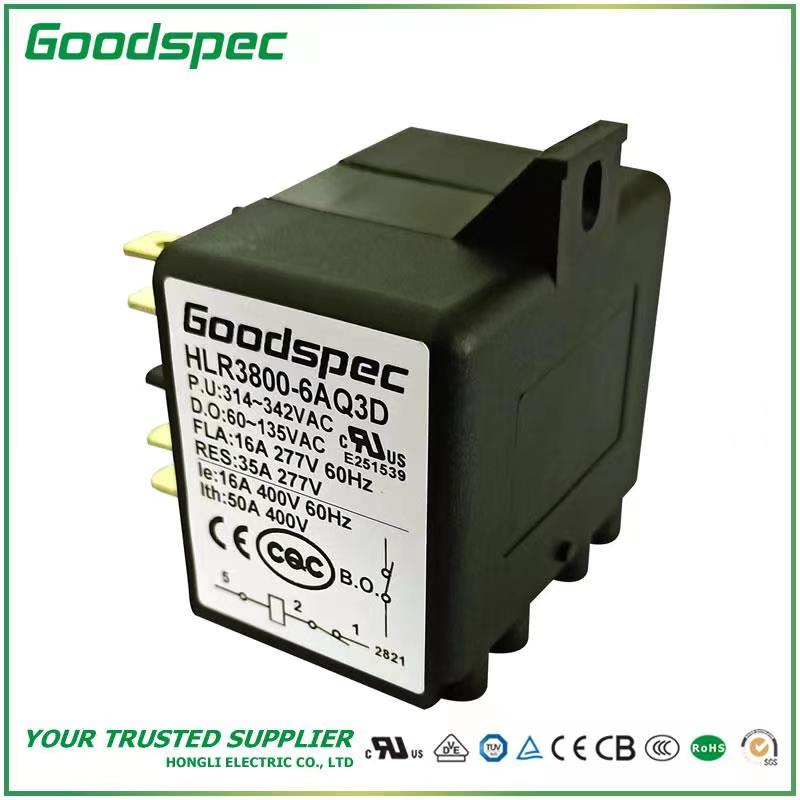 HLR3800-6AQ3D POTENTIAL TYPE MOTOR STARTING RELAY – HONGLI ELECTRIC CO.,LTD
